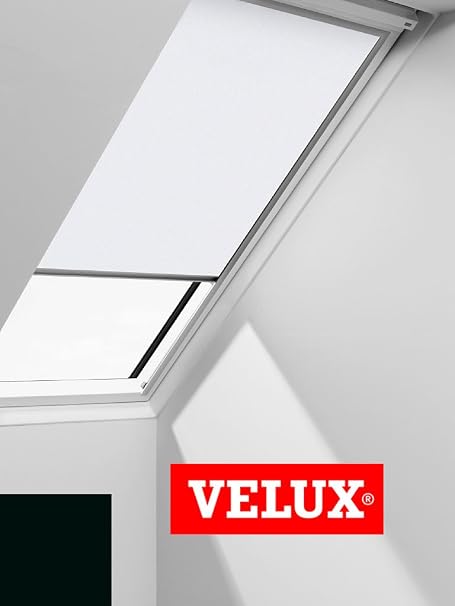 VELUX Store brise-vue Premium Rfl S06/606 4069s Décor uni noir ...