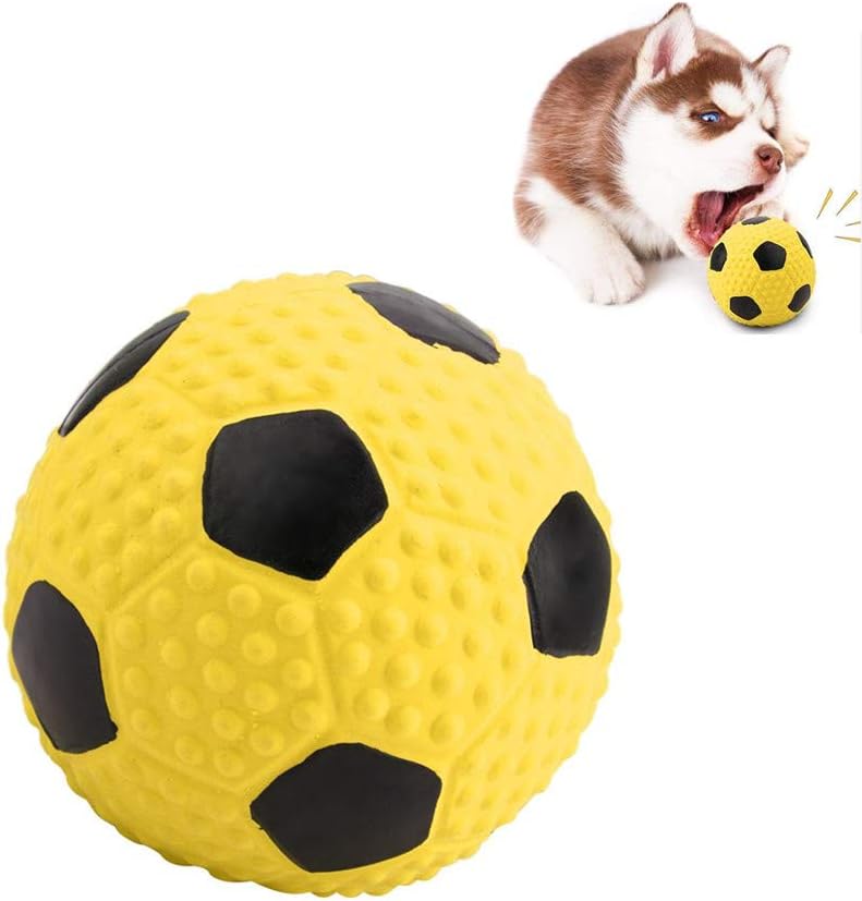 Hundekauspielzeug Hund Fußball 8cm Latex Fußball Hundespielzeug Ball ...