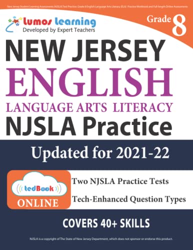 New Jersey Student Learning Assessments (NJSLA) Test Practice: Grade 8 ...