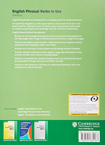 English Phrasal Verbs in Use: Advanced | Pricepulse