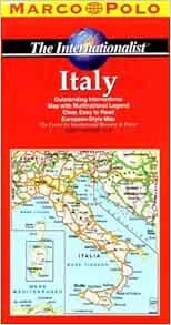 Road Map of Italy. Easy to Read Maps for Safe and Enjoyable Travel ...