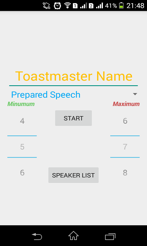 Amazon.com: ToastMasters Timer: Appstore for Android