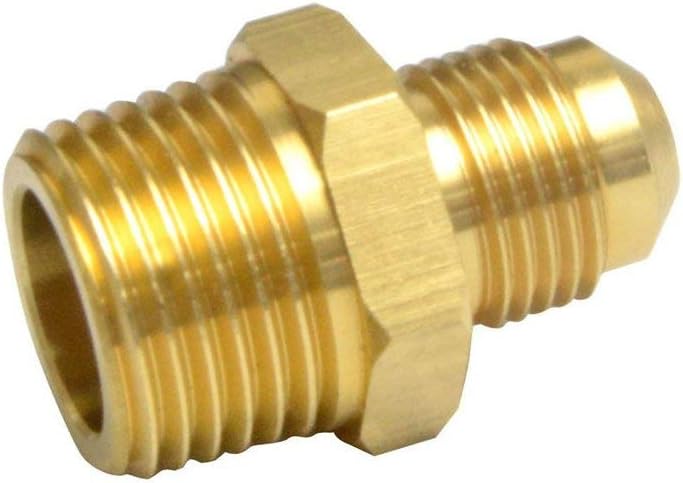 Amazon.com: 2 PCS Compression Metals Brass Couples Tube Fitting, Half ...