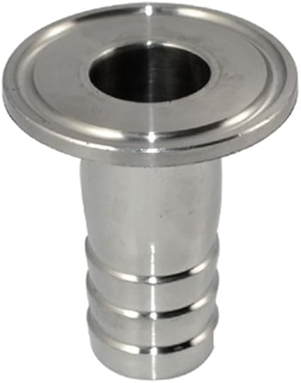 Amazon.com: OD 12MM 1/2" Sanitary Hose Barb Adapter Pipe Fitting SS316 ...