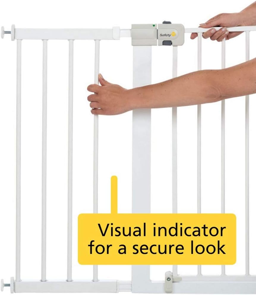 Safety 1st Securtech Auto-Close Metal Gate, Easy to Use, Quick and Easy ...
