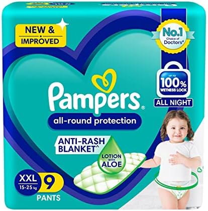 سعر Pampers All Round Protection Pant Style Baby Diapers, XX-Large (XXL ...