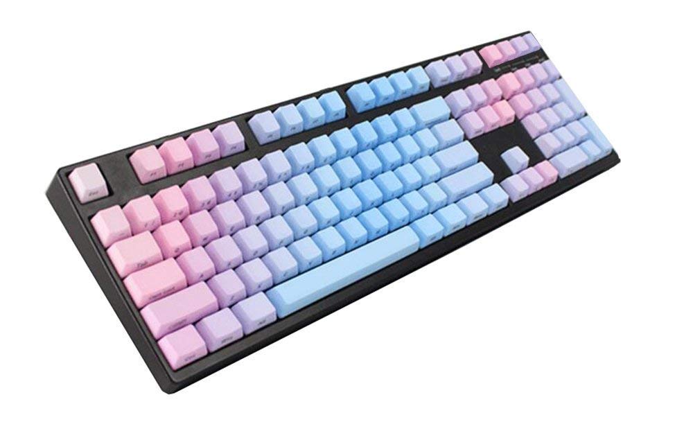 Mua NPKC Sunset Blue Gradient Keycaps Thick PBT Laser-Etched Cherry ...