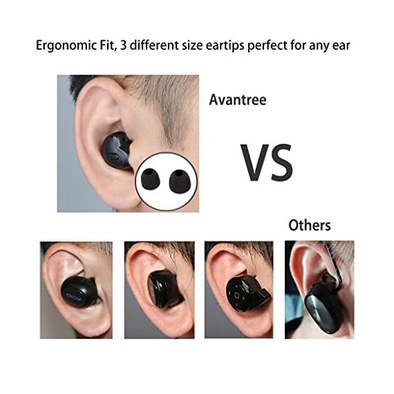 Avantree Apico Mini In Ear Bluetooth Ohrhörer Kopfhörer für Motorrad ...