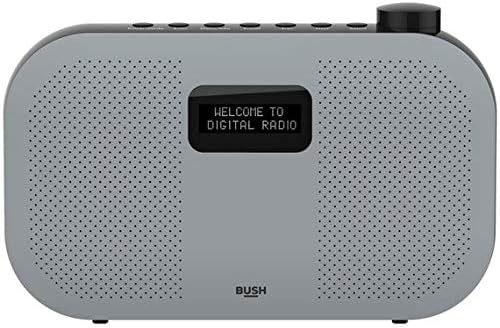 Bush Portable Stereo DAB Radio - Grey: Amazon.co.uk: Electronics