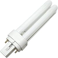 GE 97586/975865 F13DBX23/827/ECO - 13 Watt Quad-Tube Compact Fluorescent Light Bulb, 2 Pin ...