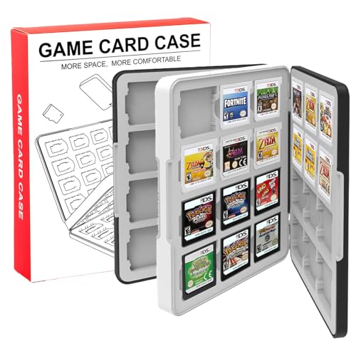 QUBAMG 3DS Game Case 48 Slots DS Game Holder Compatible With Nintendo ...