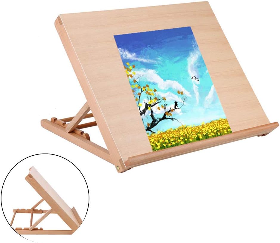 Holz Zeichenbrett, A2 Workstation Danube für Keilrahmen verstellbar A2 ...