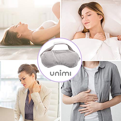 Unimi Heated Eye Mask for Dry Eyes, Microwaveble Moist Eye Compress for ...