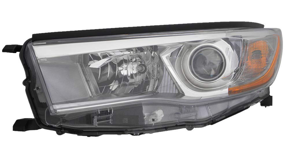 Amazon.com: For 2014 2015 Toyota Highlander/Hybrid Headlight Headlamp ...