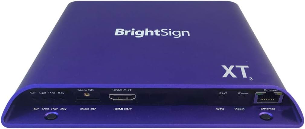 BrightSign XT243 | 4K Dual Video Decode Standard I/O Player: Amazon.ca ...