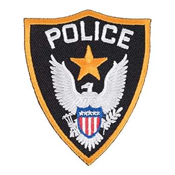 Amazon.com: Police Shield Eagle Patch, Law Enforcement Patches: Clothing