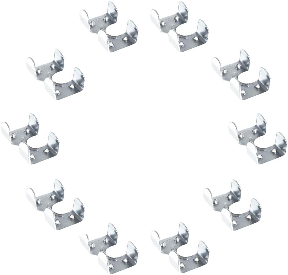 Heavy Duty Zinc Plated Double Rope Clamps Fits 3/8-inch, 1/2-inch, 5/8 ...