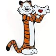 Amazon.com: Hobbes The Tiger Heart Hands Enamel Pin : Clothing, Shoes ...