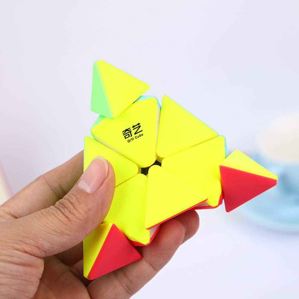 Stickerless OJIN QiYi MO FANG GE QiMing Pyraminx Magic Cube MoFangGe ...