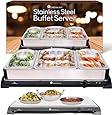 Tower Four Buffet Server and Plate Warmer with 2 x 2.4 and 2 x 1.2 ...