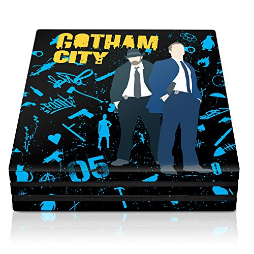 Controller Gear Gotham "Gordon Stencil" - PS4 Pro Console Skin ...