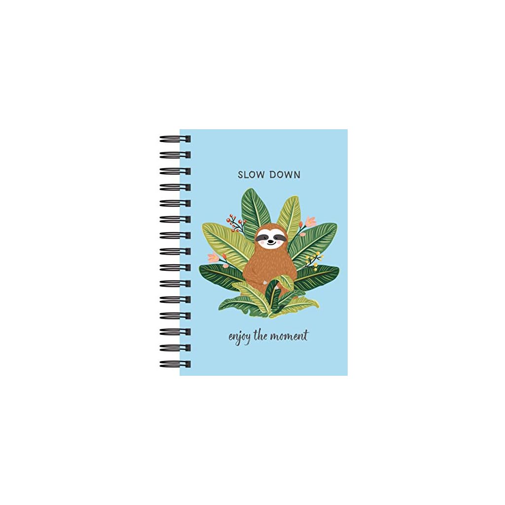 Sloth Journal - Slow Down: Enjoy the Moment (Journal / Notebook / Diary ...