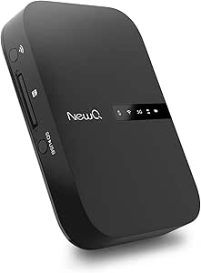 Amazon.com: NewQ Filehub AC750 Travel Router: Portable Hard Drive SD ...