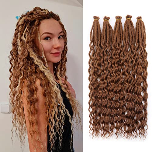Aguacor Wavy Dreadlocks Synthetic Dreadlock Extensions with Curly Ends ...