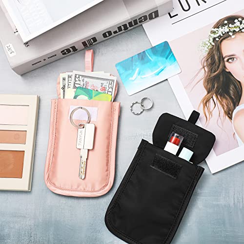 2 Pieces Travel Bra Wallet for Women Hidden Undercover Travel Bra Pouch ...