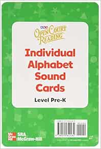 Open Court Reading Pre-K: Individual Alphabet Sound Cards: WrightGroup ...