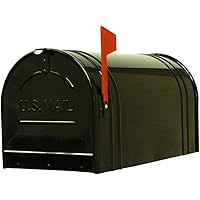 Amazon.com: Fulton Extra Large Post Mount Mailbox #2 Black : Tools ...