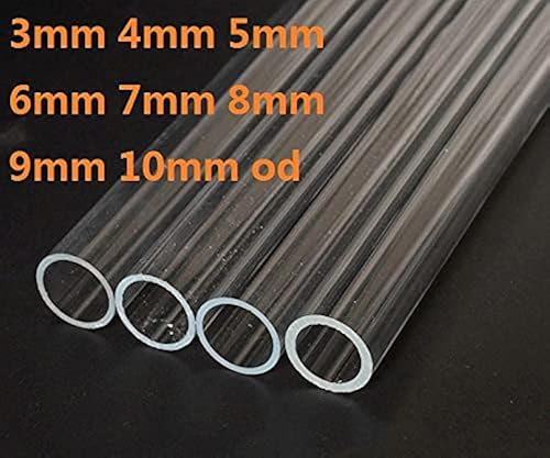 3mm 4mm 5mm 6mm 7mm 8mm 9mm 10mm od plexiglass tube organic glass tube ...