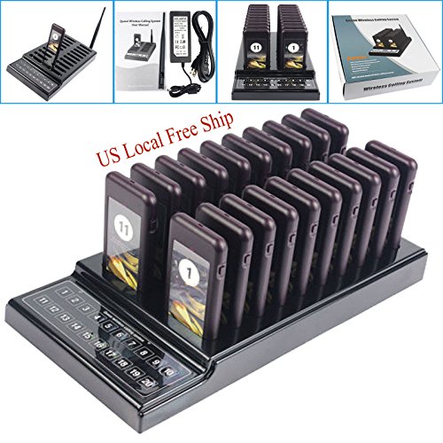 Buy iMeshbean 20 Call Coaster Pagers Wireless Paging System,Portable ...