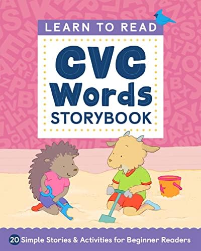 Learn to Read: CVC Words Storybook: 20 Simple Stories & Activities for ...