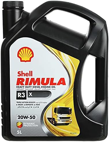 Shell Rimula R3X 20W-50 Engine Oil - 5 Litres price in Egypt | Amazon ...