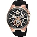 Amazon.com: Bulova Men's Automatic Stainless Steel and Silicone Casual ...