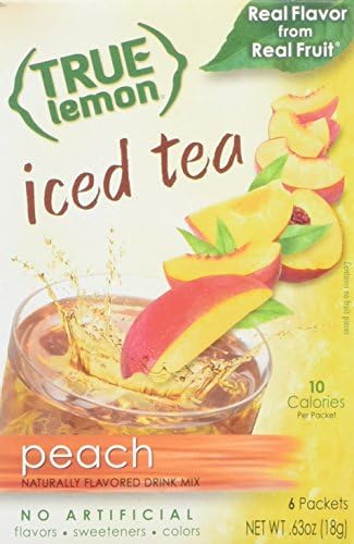True Citrus PEACH ICED TEA MIX by LEMON | Instant Powdered Drink ...