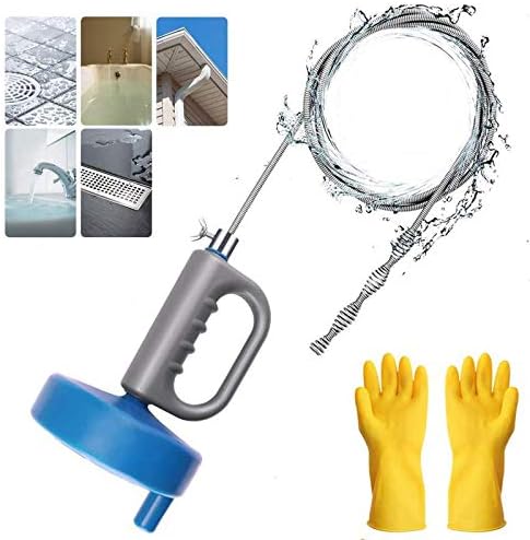 LYYZ Professional Snake Cleaner, 25 Feet Drain Pipe Snake Drain Pipe ...