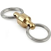 Amazon.com: TONYFY Brass Quick Release Keychain, Durable Design with ...