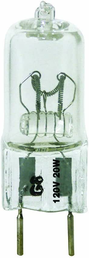 Amazon.com: 35-Watt G8 Bi-Pin Base 120-Volt Halogen Clear T4 Light Bulb ...