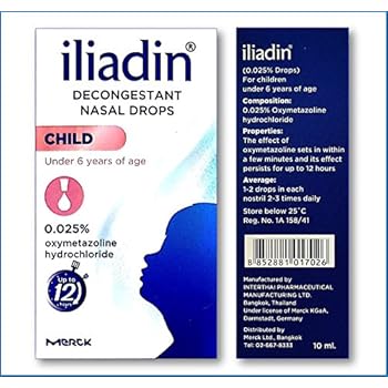 Amazon.com: Otrivin child Nasal Spray 0.05% (60 Meterd dose, 0.33 Fluid ...