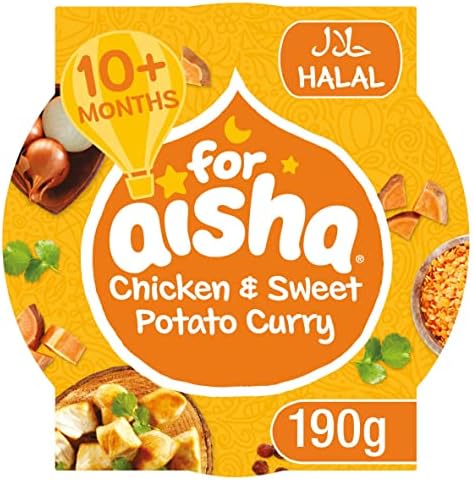 For Aisha 10+ months 190g tray meals - Chicken & Sweet Potato Curry ...