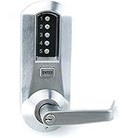 Simplex - 5021XSWL26D Kaba 5000 Series Cylindrical Mechanical Pushbutton Lock, 13mm Throw Latch ...