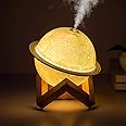 Amazon.com: Moon Lamp Humidifier, 2 in 1 Moon Night Light & Humidifiers ...