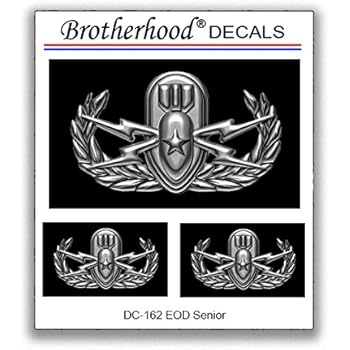Amazon.com: Explosive Ordnance Disposal (EOD) Badge Clear Decal: Automotive
