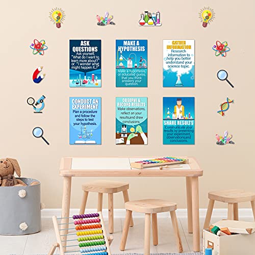 31 Pieces Scientist Bulletin Board Set Laminated Science Posters ...