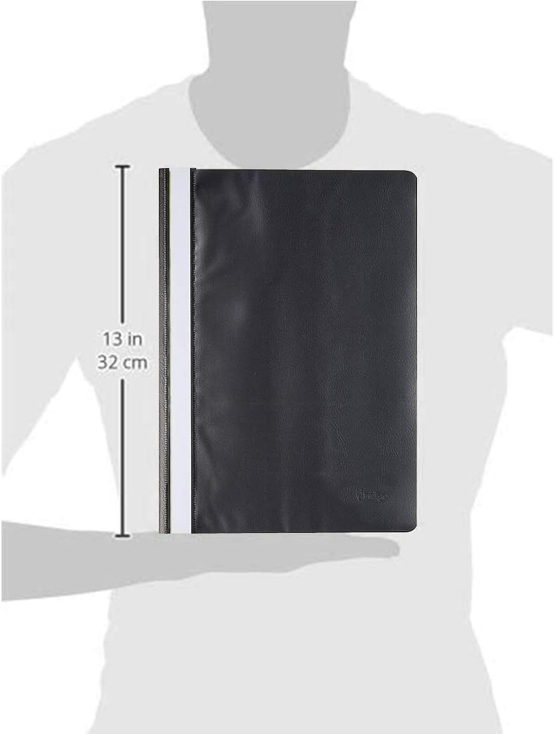 Indigo® A4 Project Folder – Black – Report Document Files Folders 2 ...