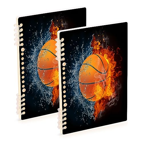 Kigai Basketball Ball Spiral Notebook 1-Pack with Repositionable ...