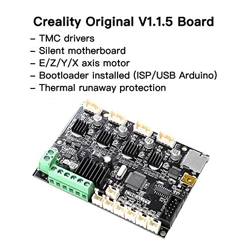 Creality Original V1.1.5 Motherboard Silent with TMC2208 Stepper Motor ...
