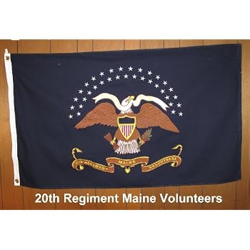 Amazon.com : 20th Maine Volunteer Infantry Regiment Flag Union Army ...